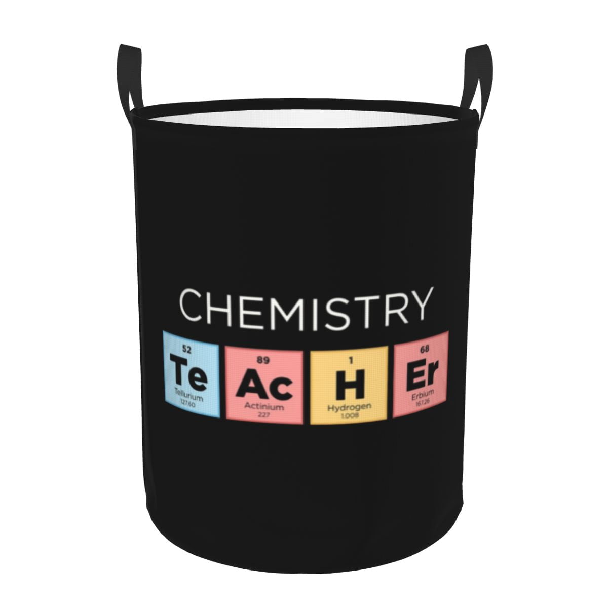 Custom WBC Science Chemistry Cell Laundry Hamper Large Storage Basket ...