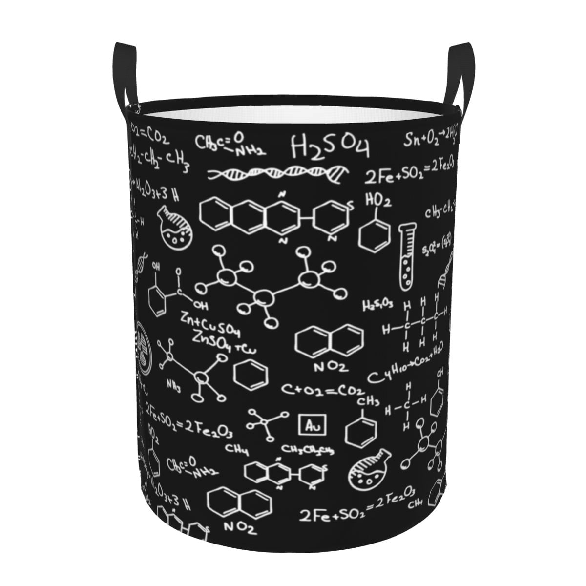 Custom WBC Science Chemistry Cell Laundry Hamper Large Storage Basket ...