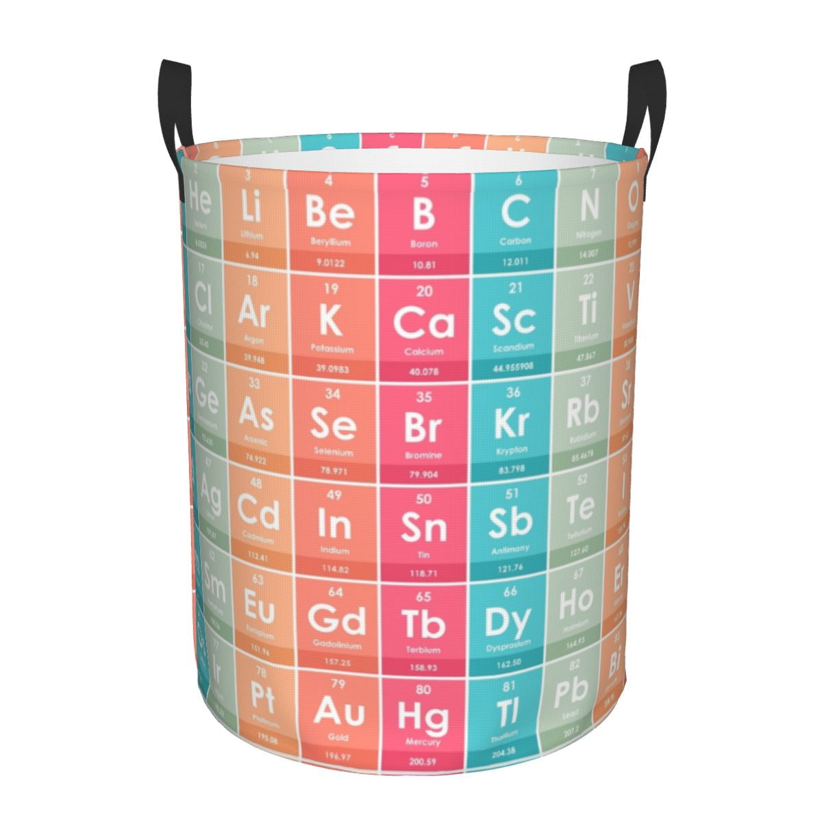 Custom WBC Science Chemistry Cell Laundry Hamper Large Storage Basket ...
