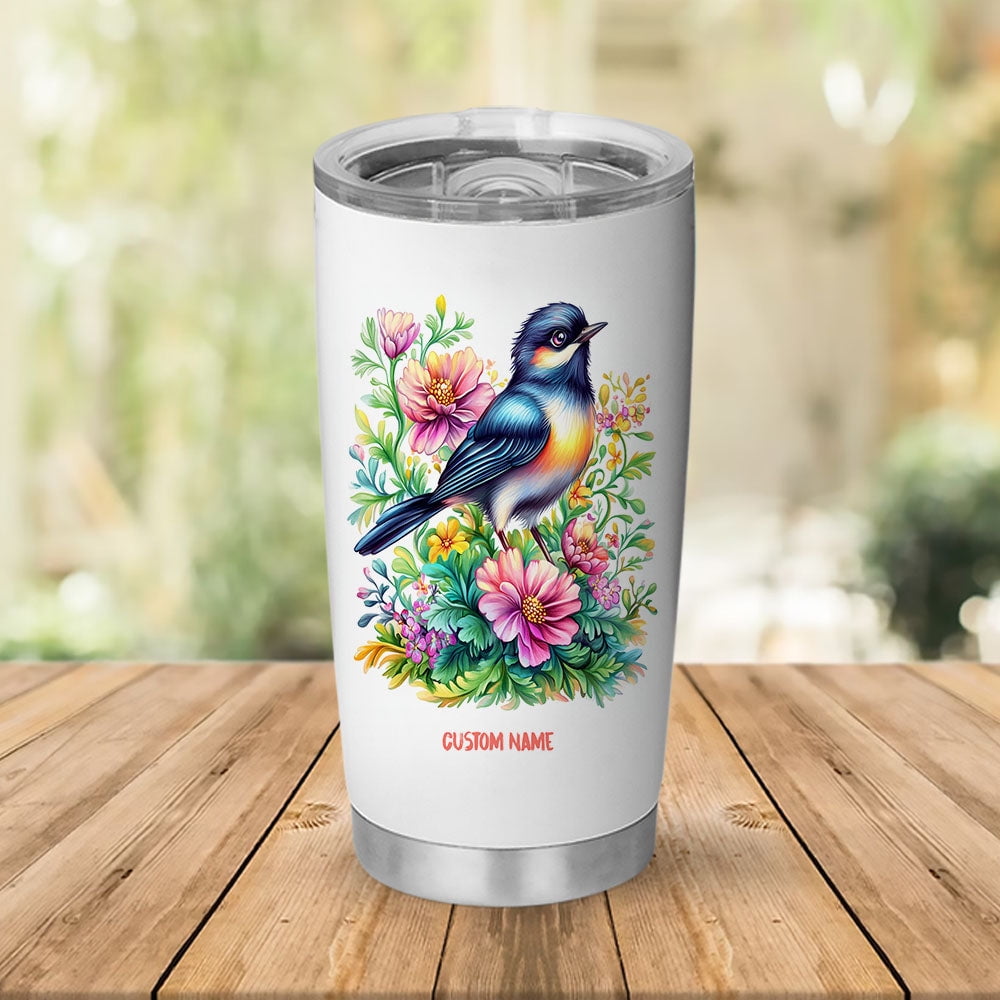 Custom Wagtail Tumbler 20oz with Handle and Straw - Personalized ...