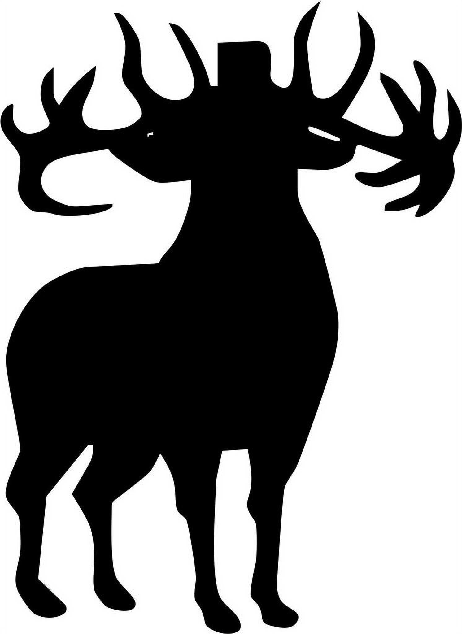 Custom Wall Decal Deer / Buck Animal Picture Art Peel & Stick Bedroom ...