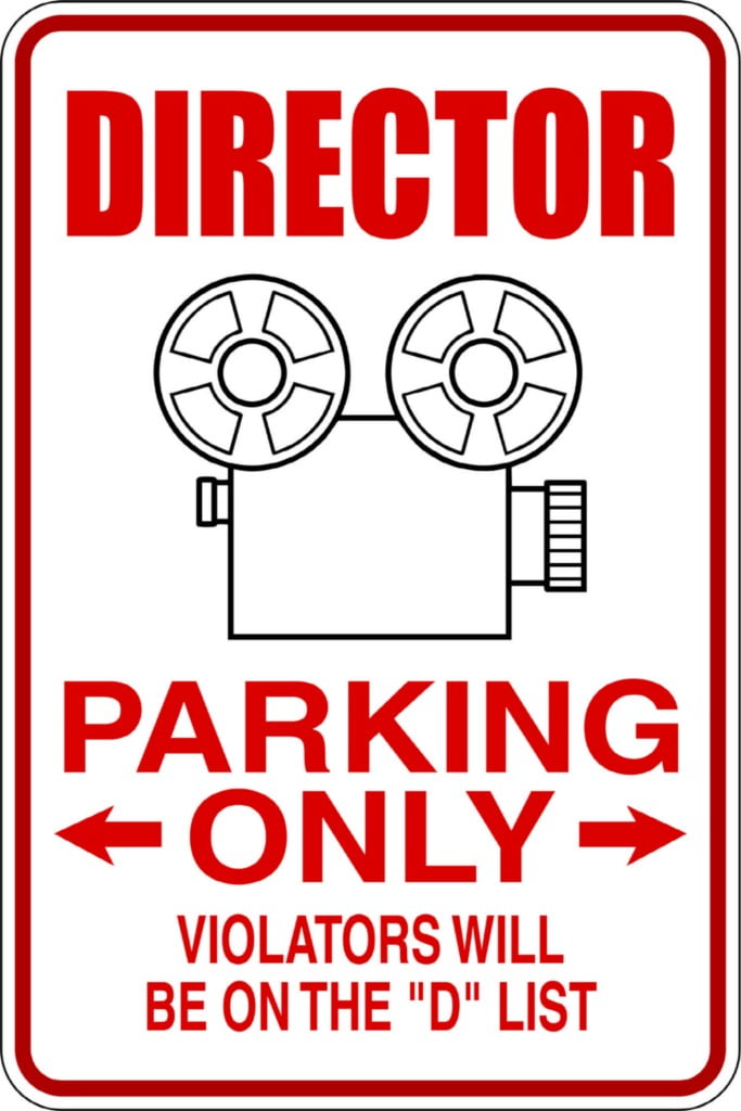 Custom Wall Decal Director Parking Signs - Sticker - Vinyl Wall : 9 X18 ...