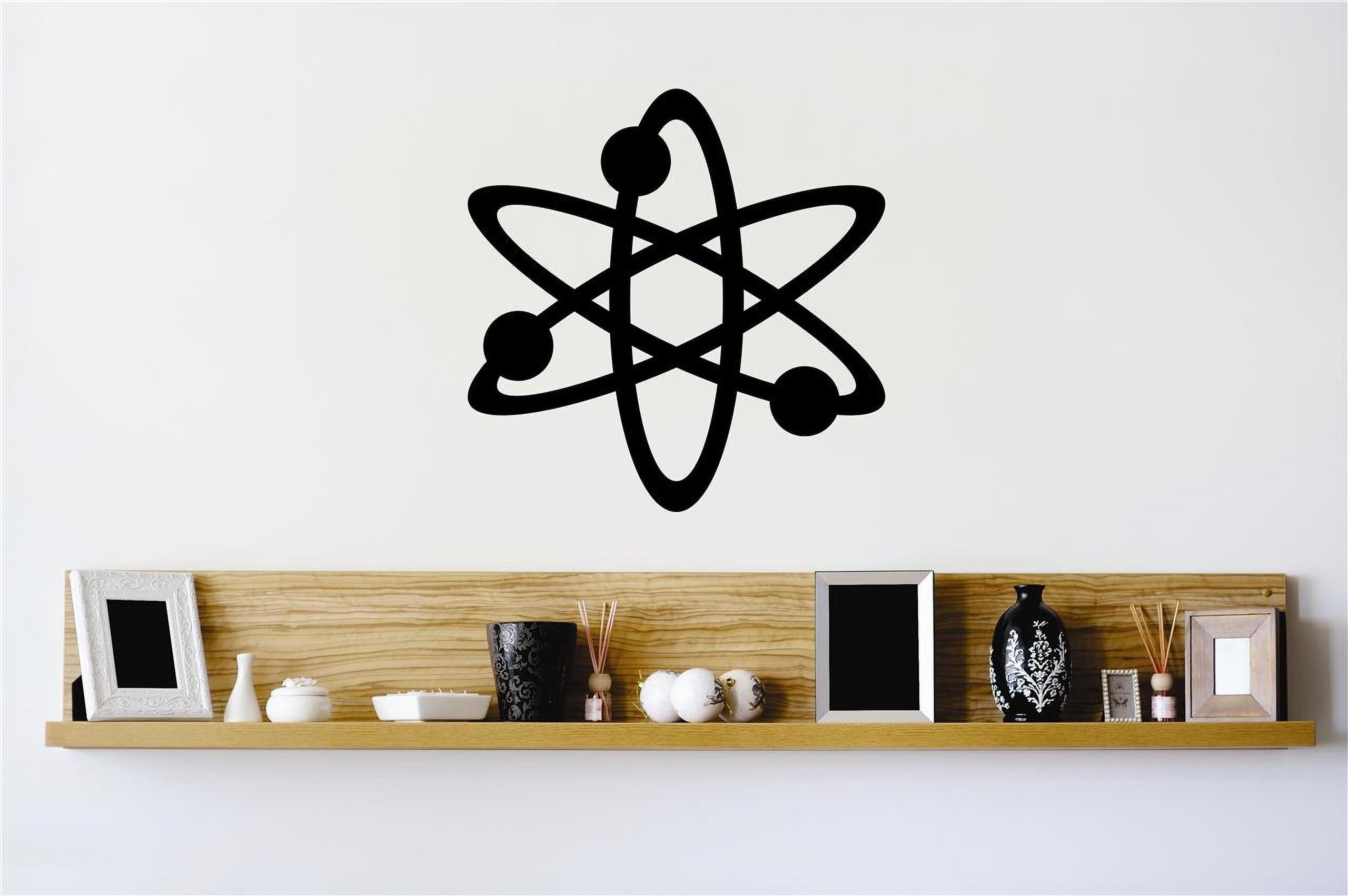 Custom Wall Decal Peel & Stick Sticker : atoms Science School Classroom ...