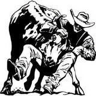 Rodeo - Boys Bed Room - Picture Art - Peel & Stick Vinyl Wall Decal ...
