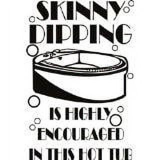 Custom Wall Decal Skinny Dipping Picture Art - Living Room - Peel ...