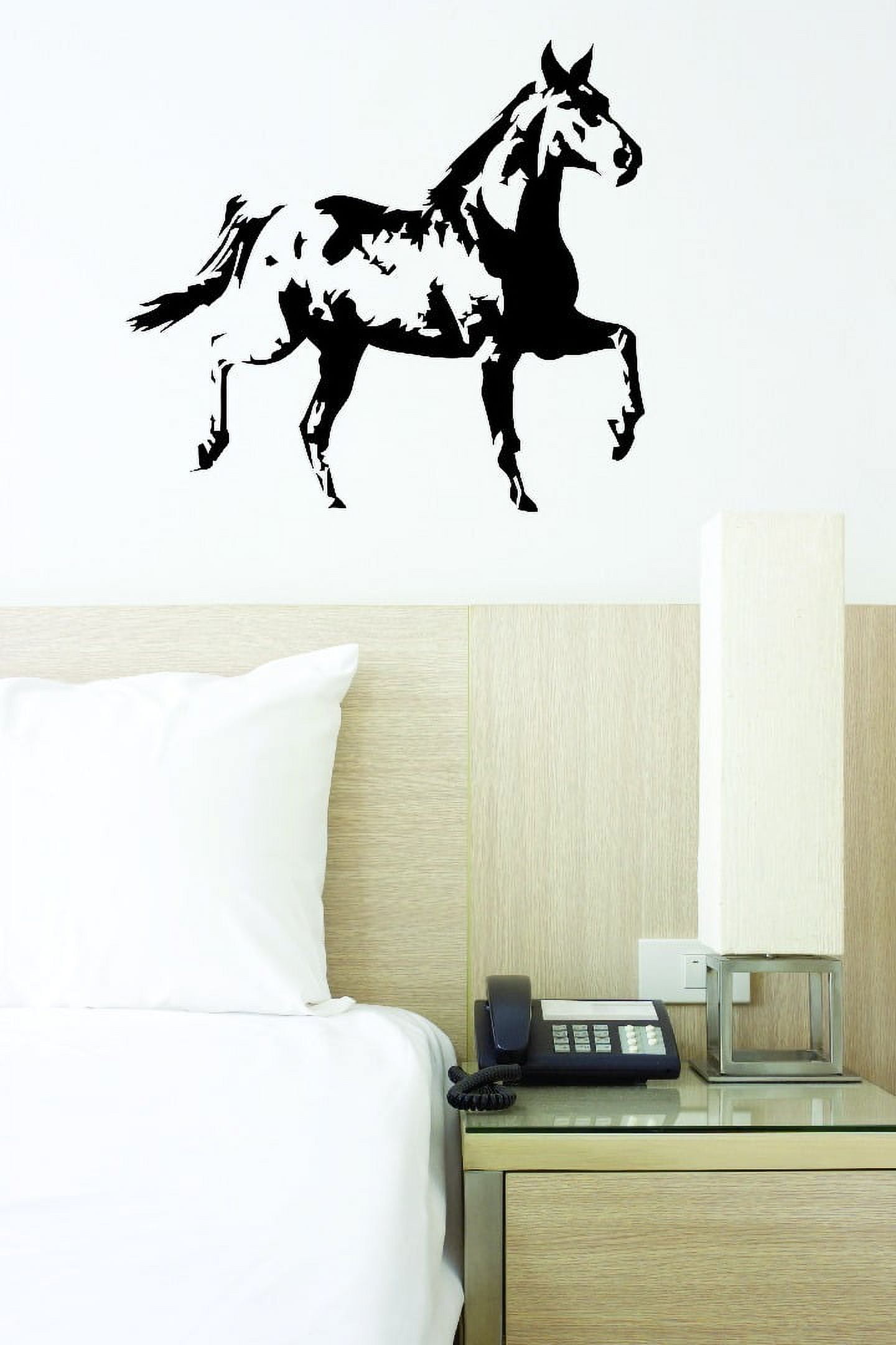 Custom Wall Decal Sticker : Galloping Running Horse 20x30 Inches ...