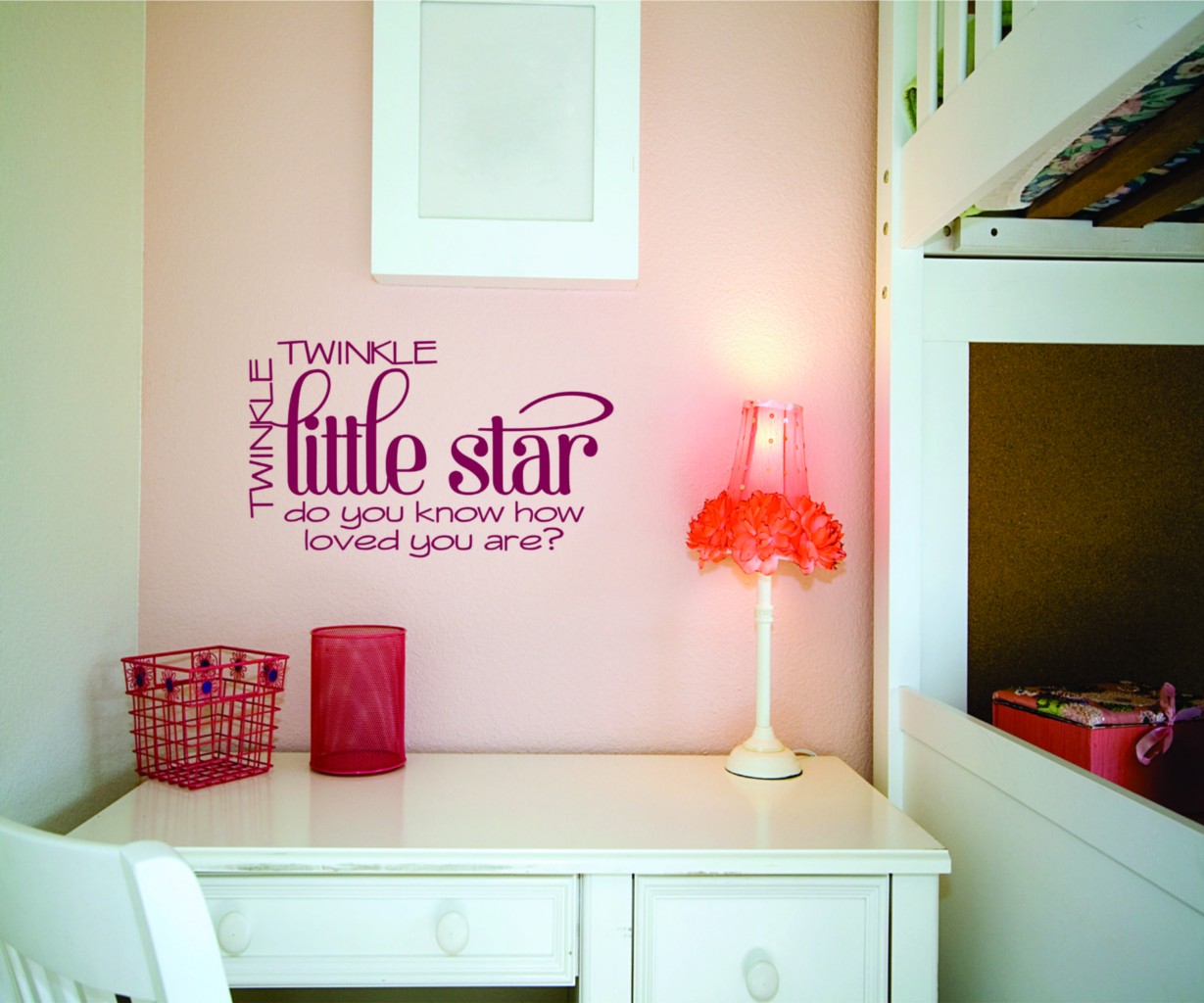 Do It Yourself Wall Decal Sticker Twinkle Twinkle Little Star Kids Baby ...