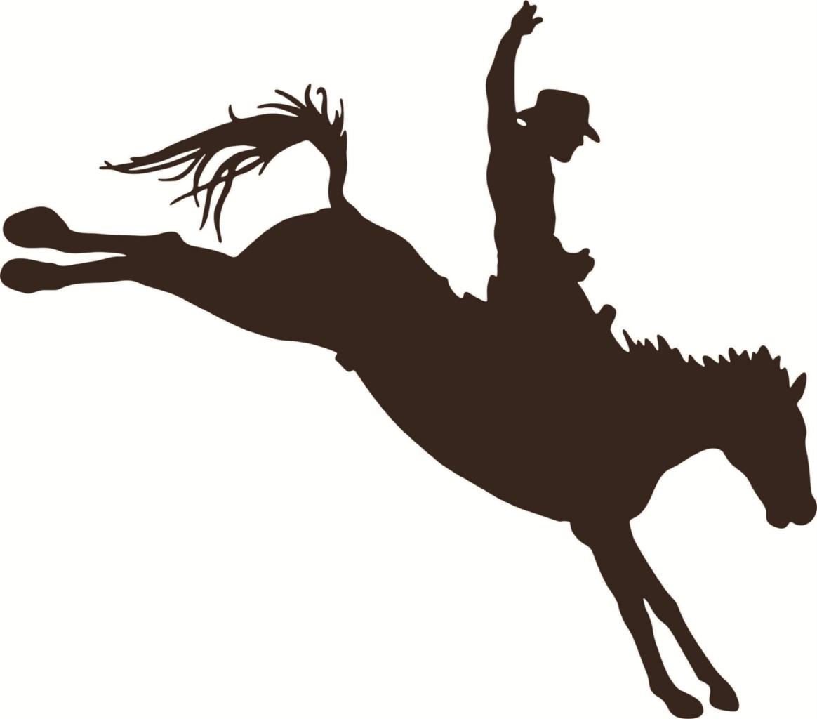 Custom Wall Decal Western Cowboy Riding Picture Art Kids Boys Bedroom ...