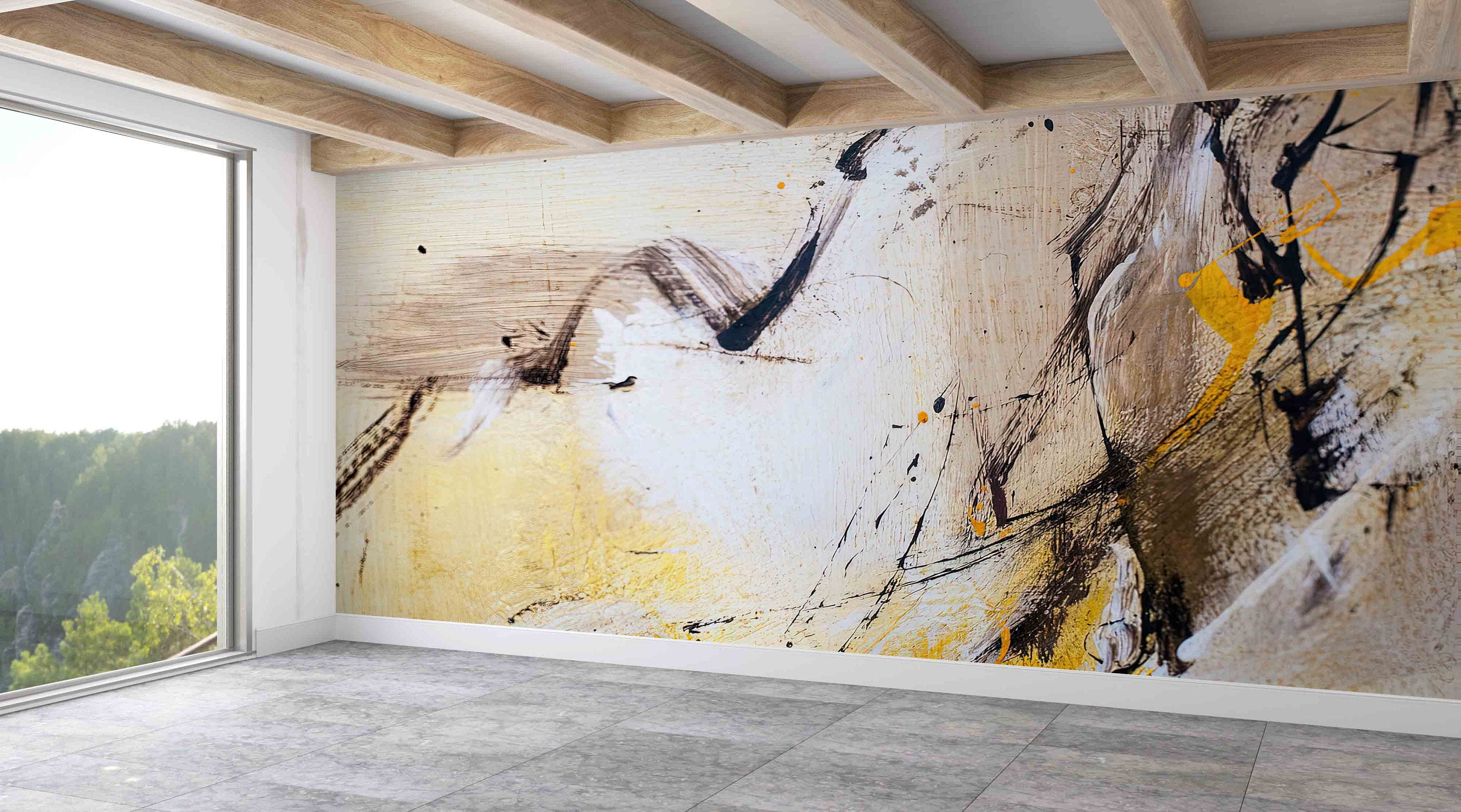 Custom Wallpaper, 3d Wallpaper, Contemporary Wallpaper, Paper Wall Art ...