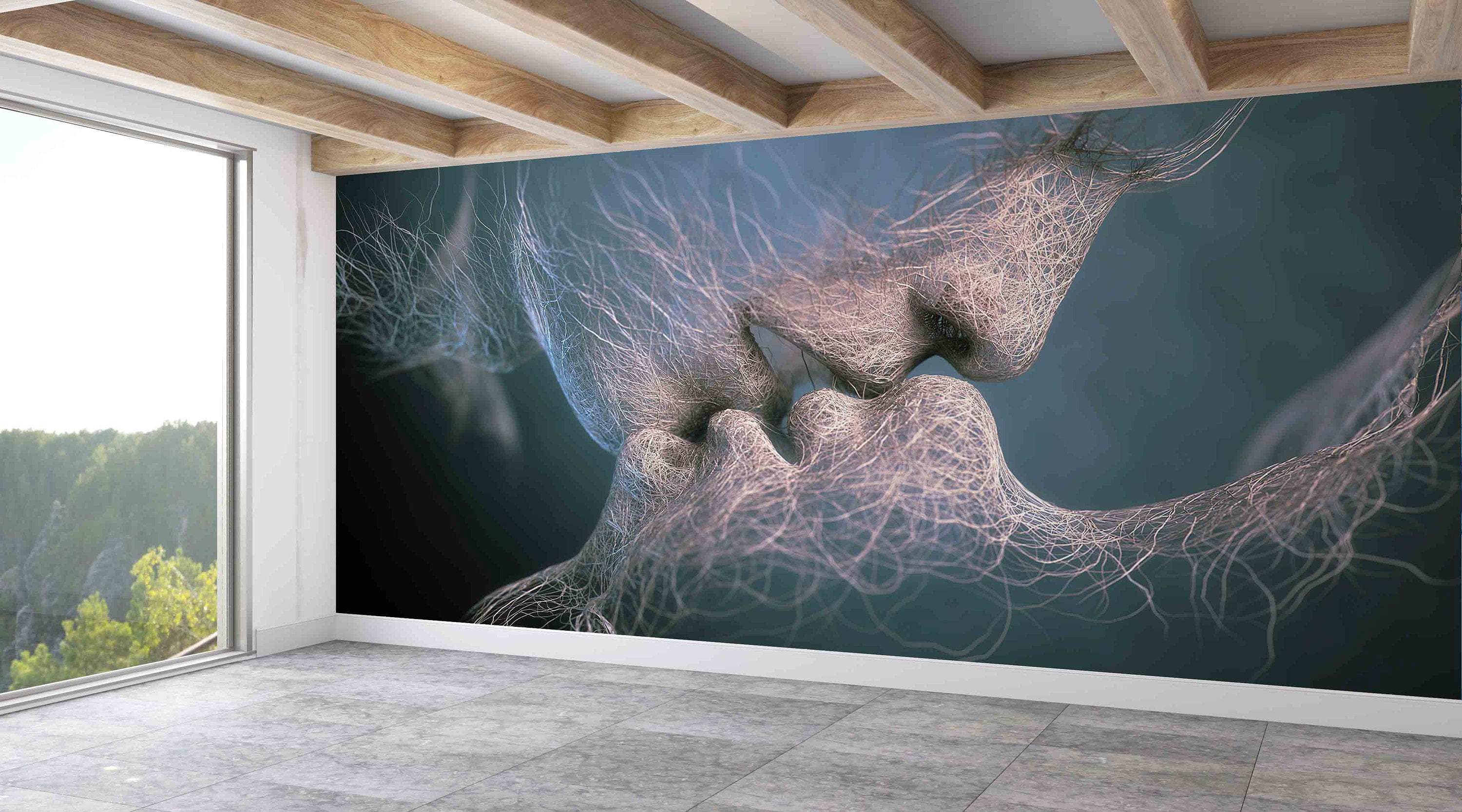 Custom Wallpaper, Bedroom Wallpaper, Paper Wall Art Modern Wallpaper ...