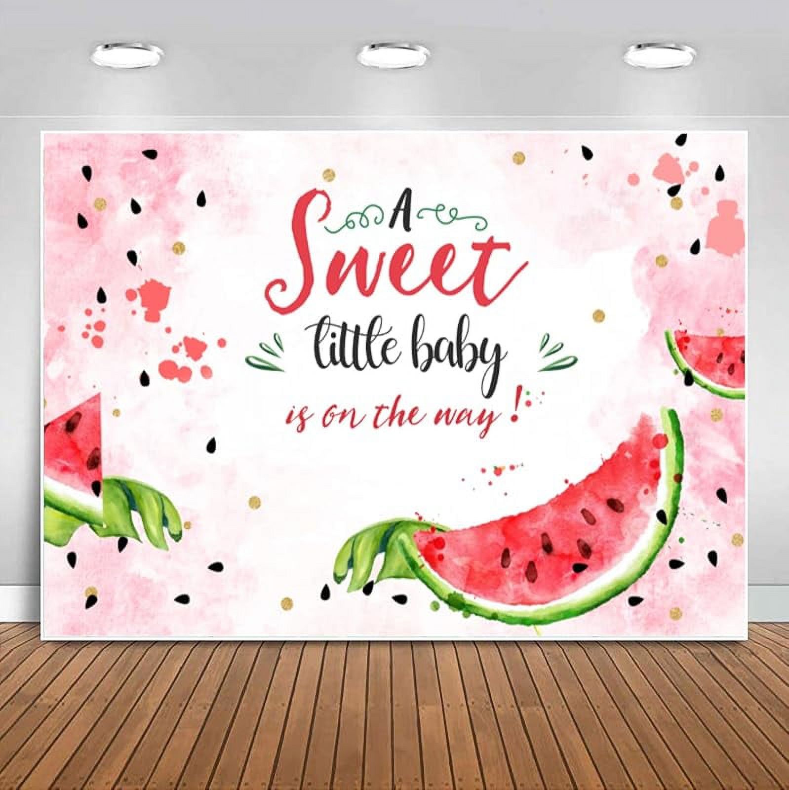 Custom Watermelon Backdrop Summer One in A Melon Little Sweet Baby ...