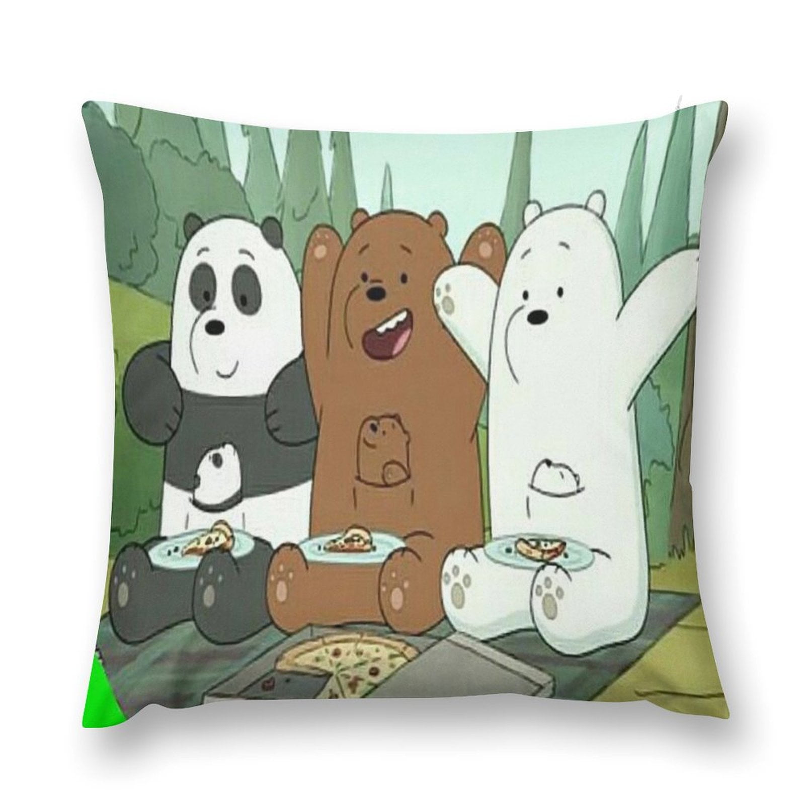 Custom We Bare Bears Pillowcases cushion covers plush pillowcases soft ...