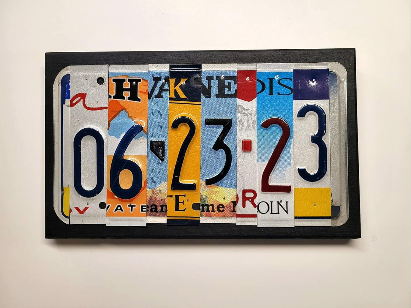 Custom Wedding, Anniversary, and Birthday License Plate Date Signs ...