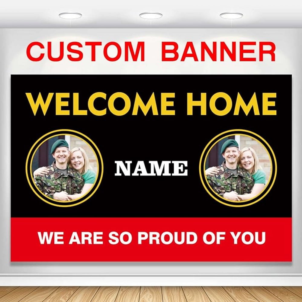 Custom Welcome Home U.S. Marine Corps/United States USMC Banner, Sign ...
