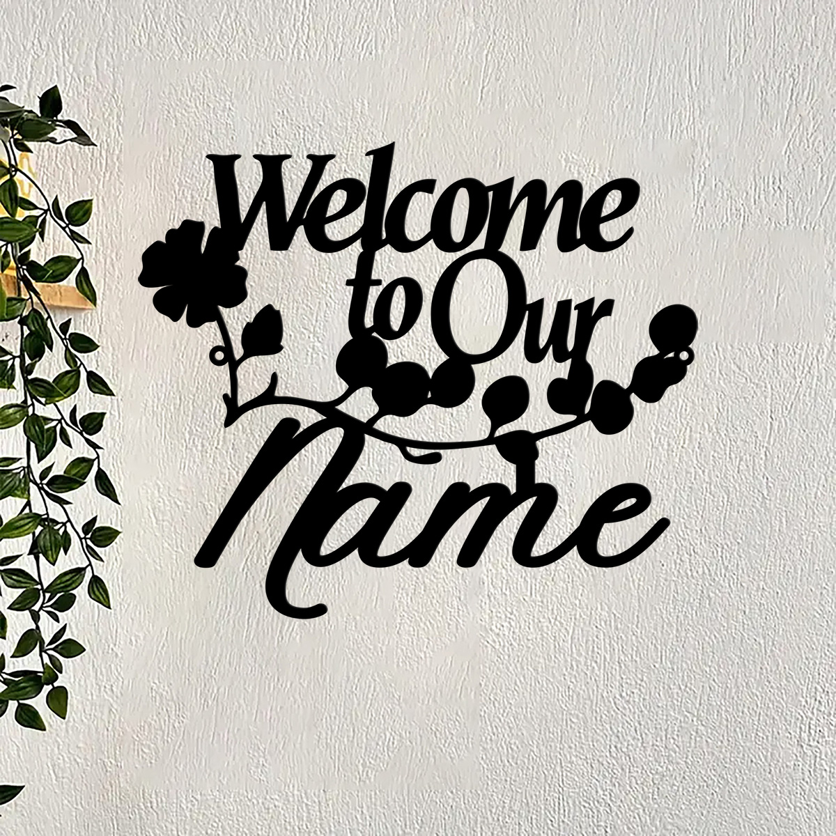 Custom Welcome To Our Deck Sign, Patio Sign, Balcony Sign, Metal Deck ...