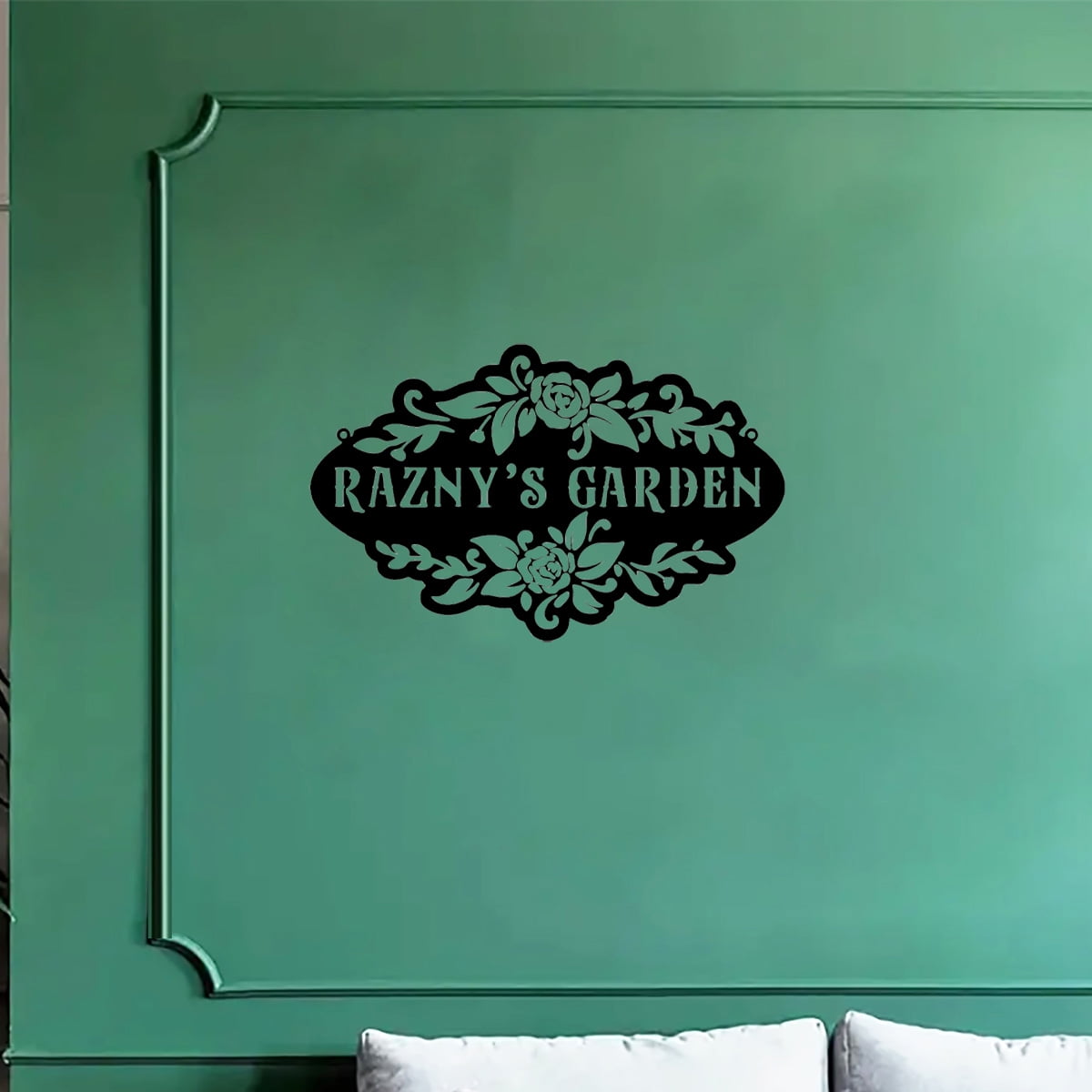 Custom Welcome to Our Garden Sign Custom Metal Garden Sign Hanging ...