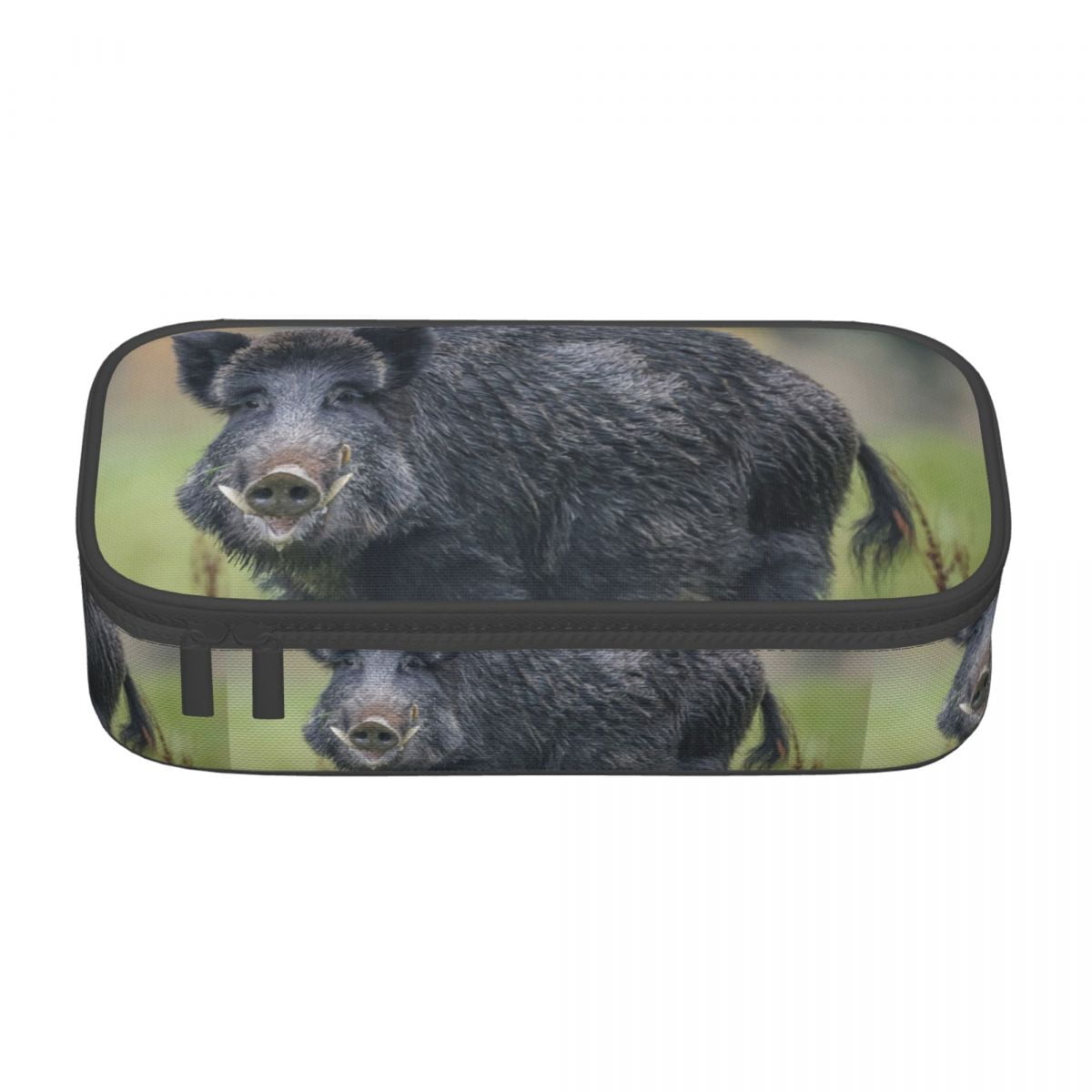 Custom Wild Animal Boar Cute Pencil Cases Gilrs Large Capacity Pencil ...