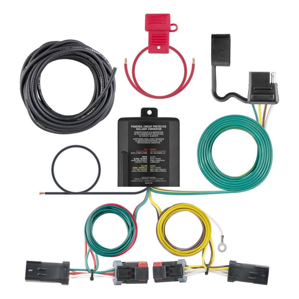 CURT 56344 Vehicle-Side Custom 4-Pin Trailer Wiring Harness, Select ...