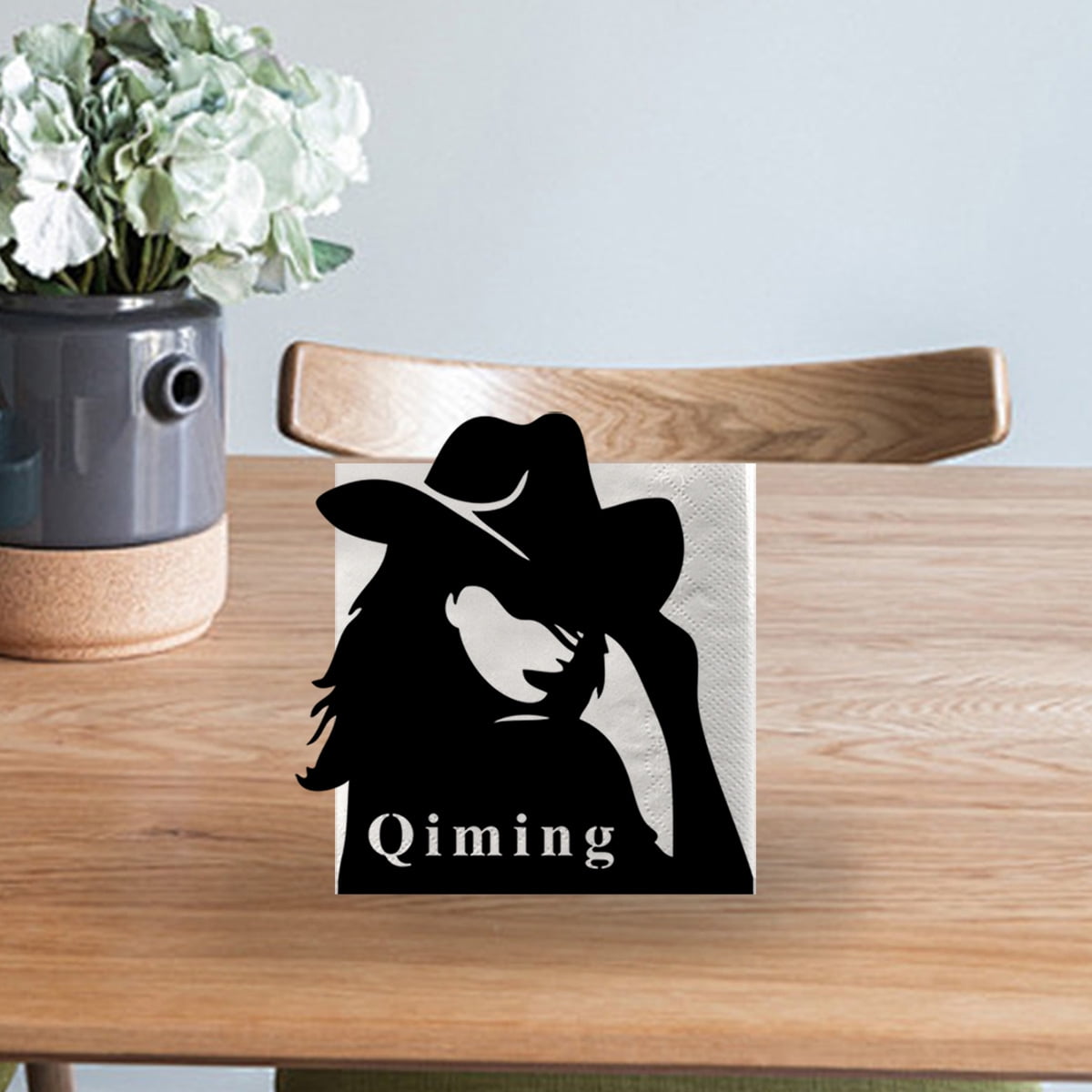 Custom Woman Silhouette Paper Towel Holder, Custom Gift, Metal Custom ...