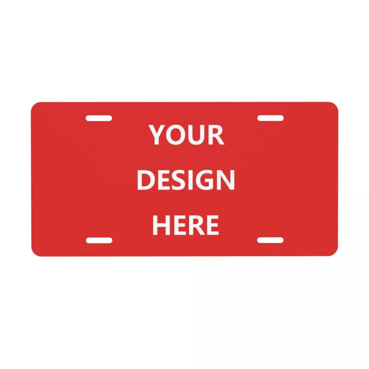 Custom Your Design Here License Plate Personalized Add Your Own Photo ...