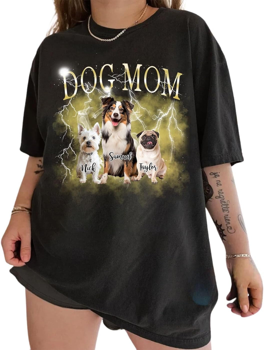 Custom Your Own Bootleg Rap T Shirts, Custom Dog Mom Photo Tee Shirt ...