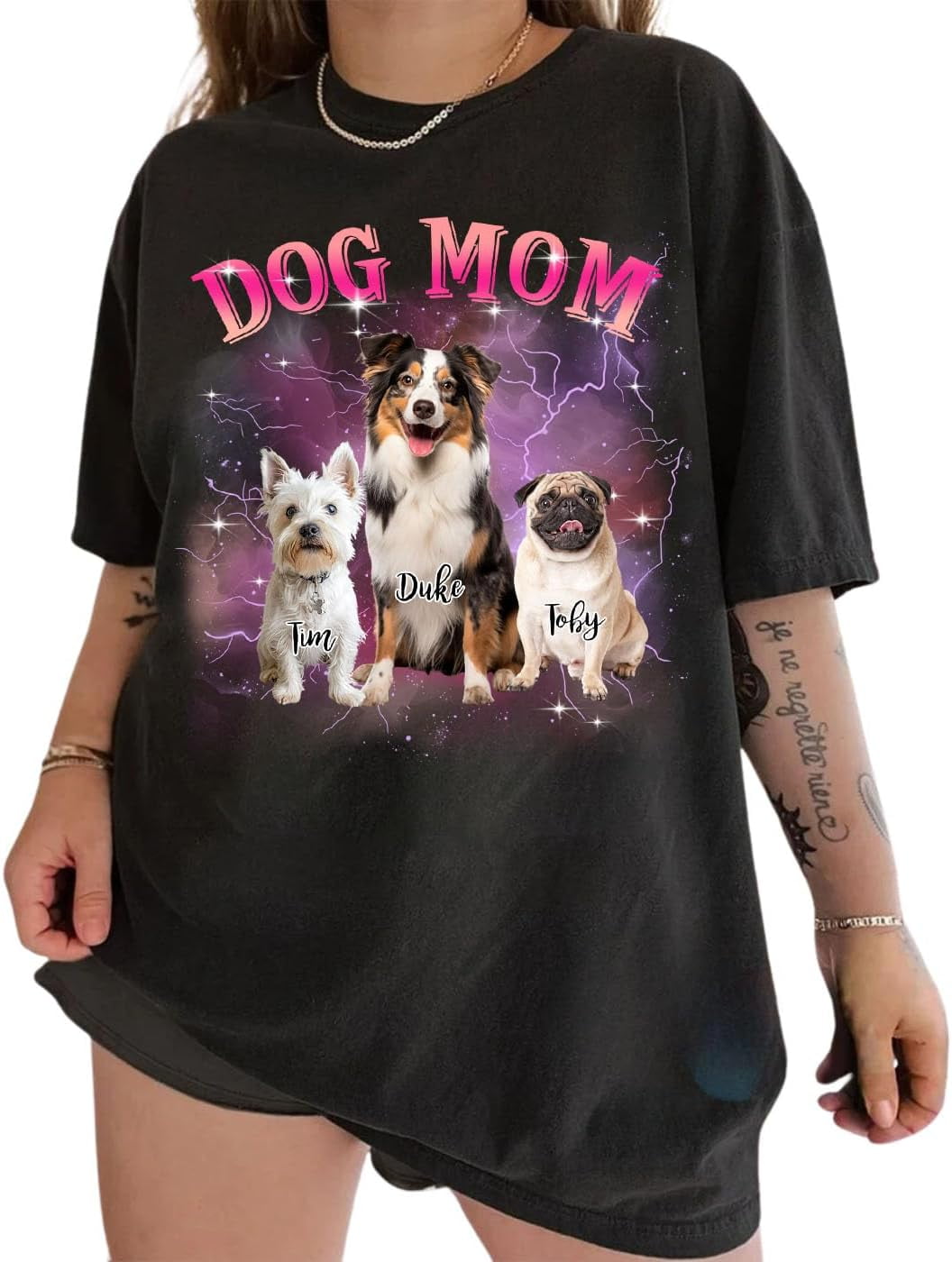 Custom Your Own Bootleg Rap T Shirts, Custom Dog Mom Photo Tee Shirt ...