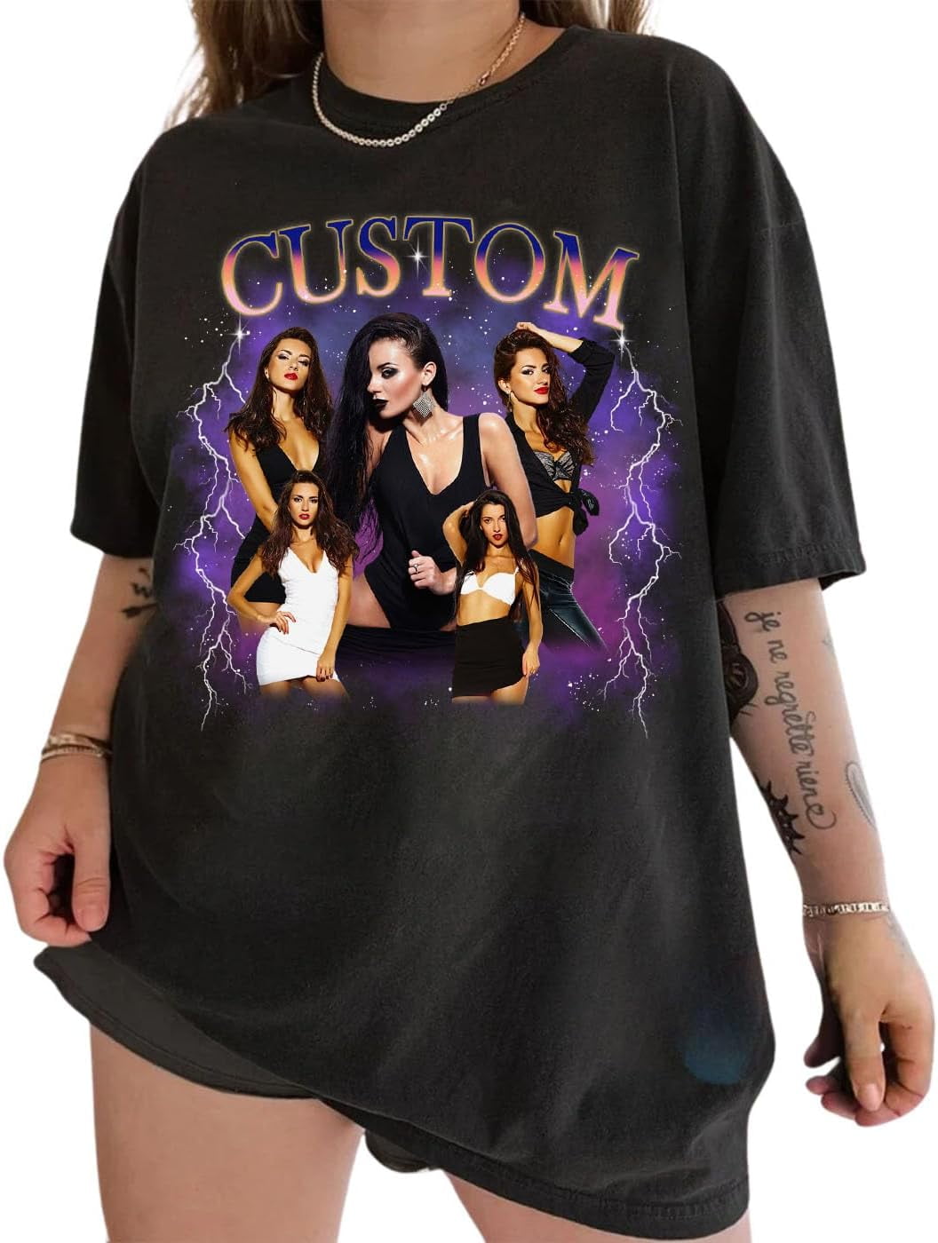 Custom Your Own Bootleg Rap T Shirts, Custom Name Photo Vintage T Shirt ...