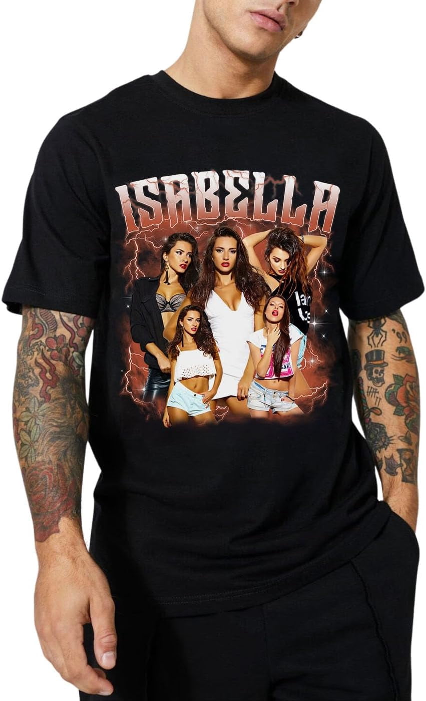 Custom Your Own Bootleg Rap T Shirts for Men, Custom Name Photo Vintage ...