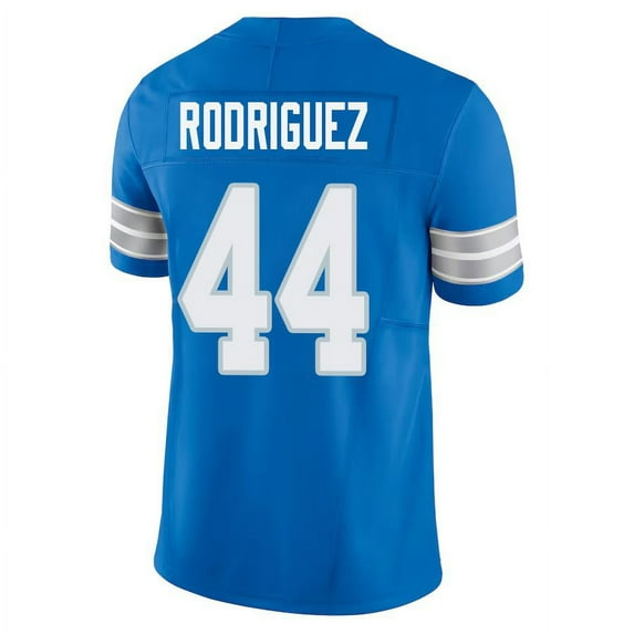 Custom Youth Short-Sleeved Tops Malcolm Rodriguez 44 Blue Jersey ...