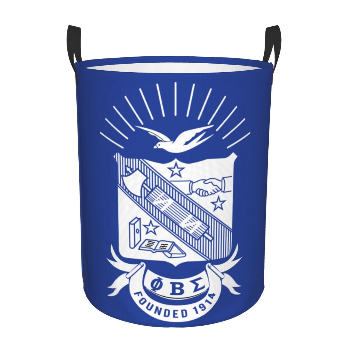 Custom Zeta Phi Beta Greek Letter 1920 Laundry Basket Foldable ZOB ...