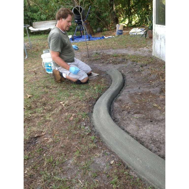 Diy Concrete Curb Edging Creative Edge Curbing