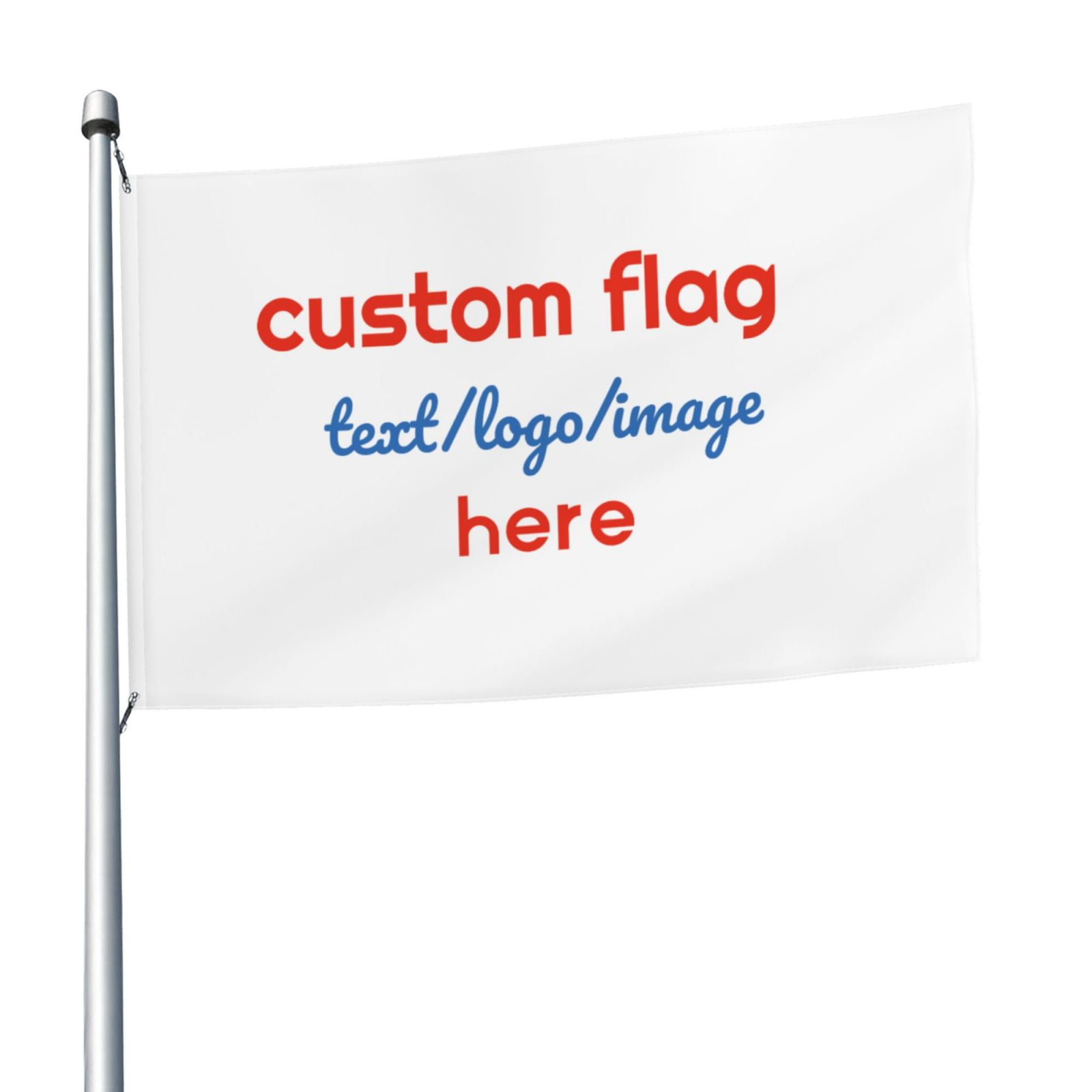 Custom flag 5X8 FT Design your own text/photo/logo flags Personalized Single Sided Flags Outdoor ...