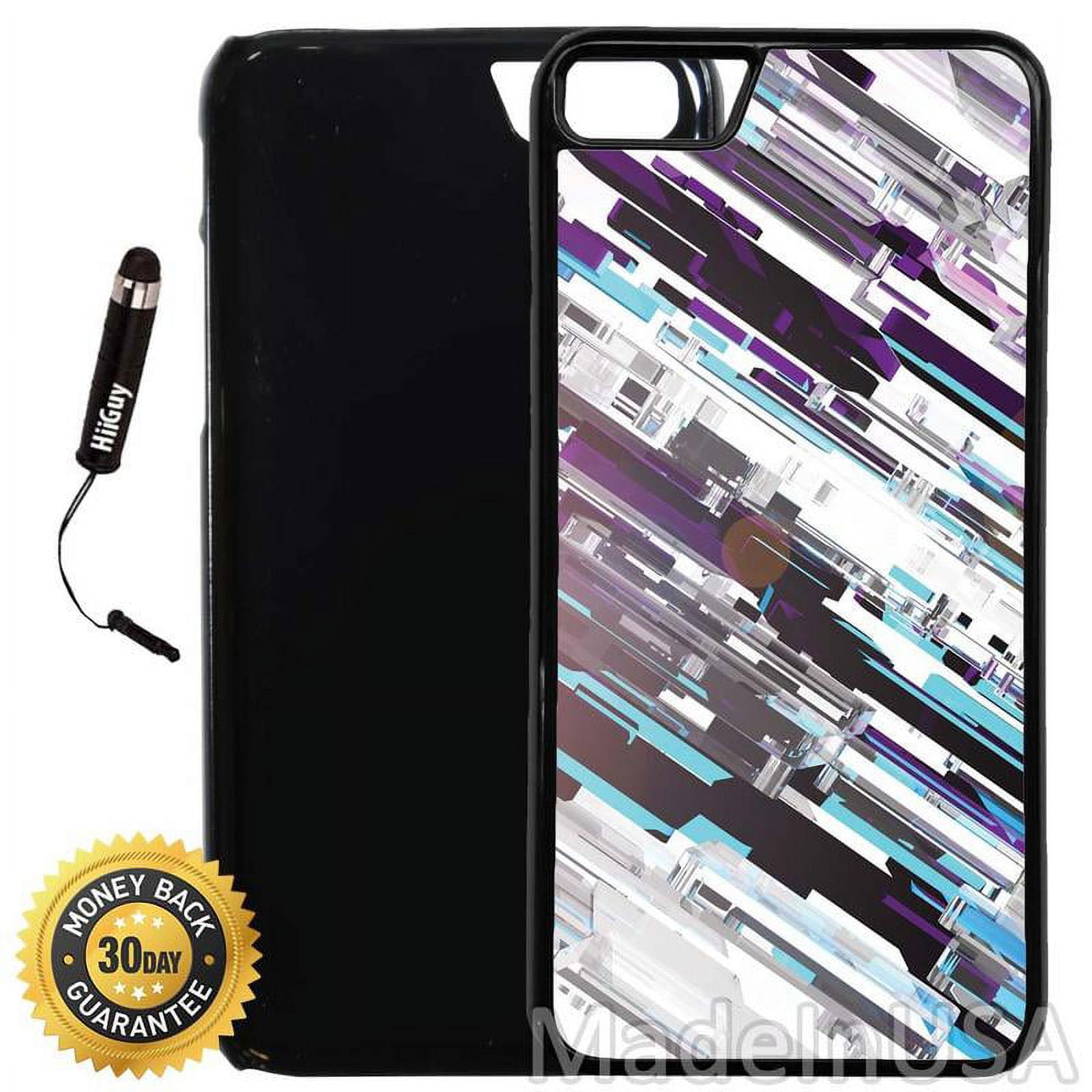 Custom iPhone 8 Case (A1761) Edge-to-Edge Plastic Black Cover with ...