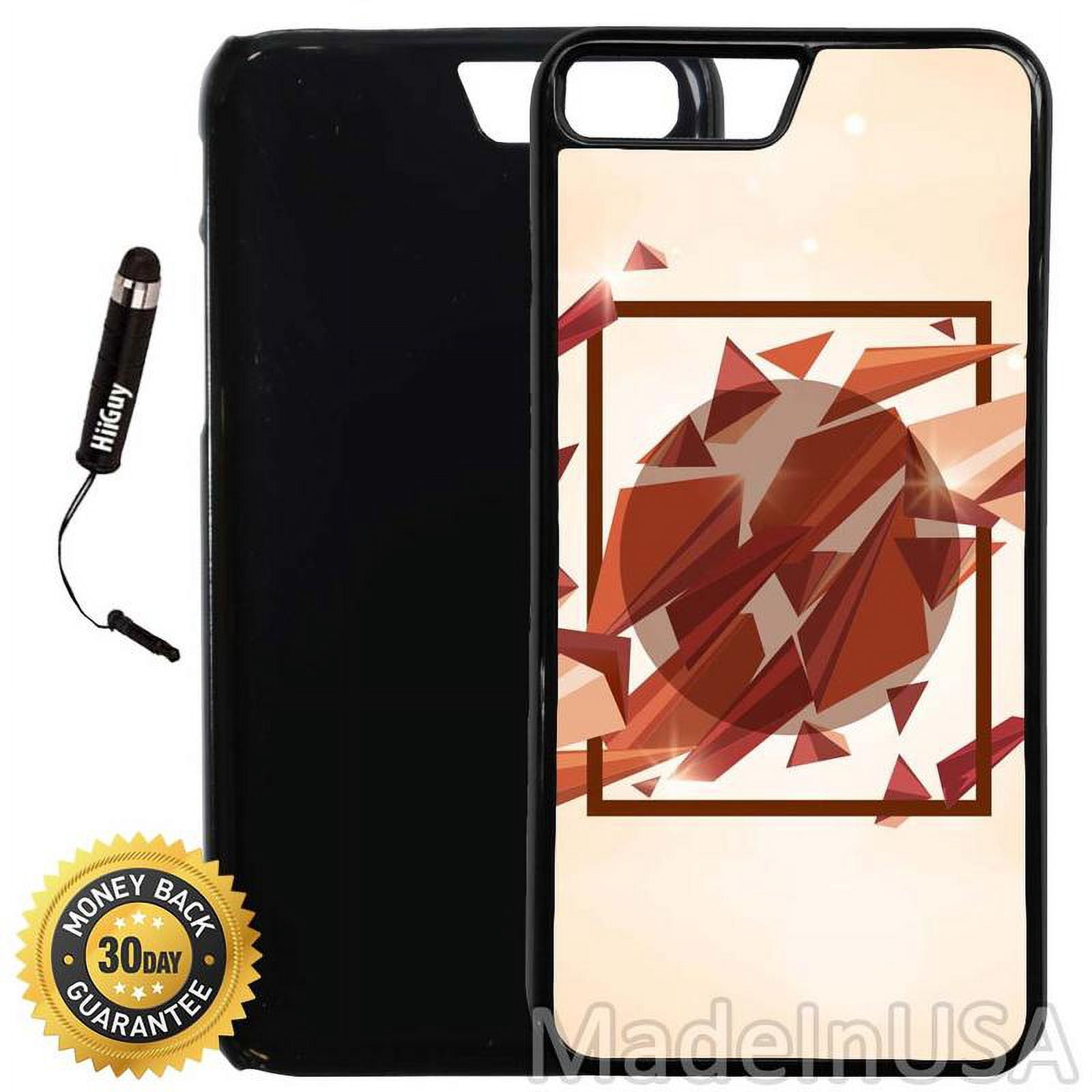 Custom iPhone 8 PLUS Case (A020) Edge-to-Edge Plastic Black Cover with ...