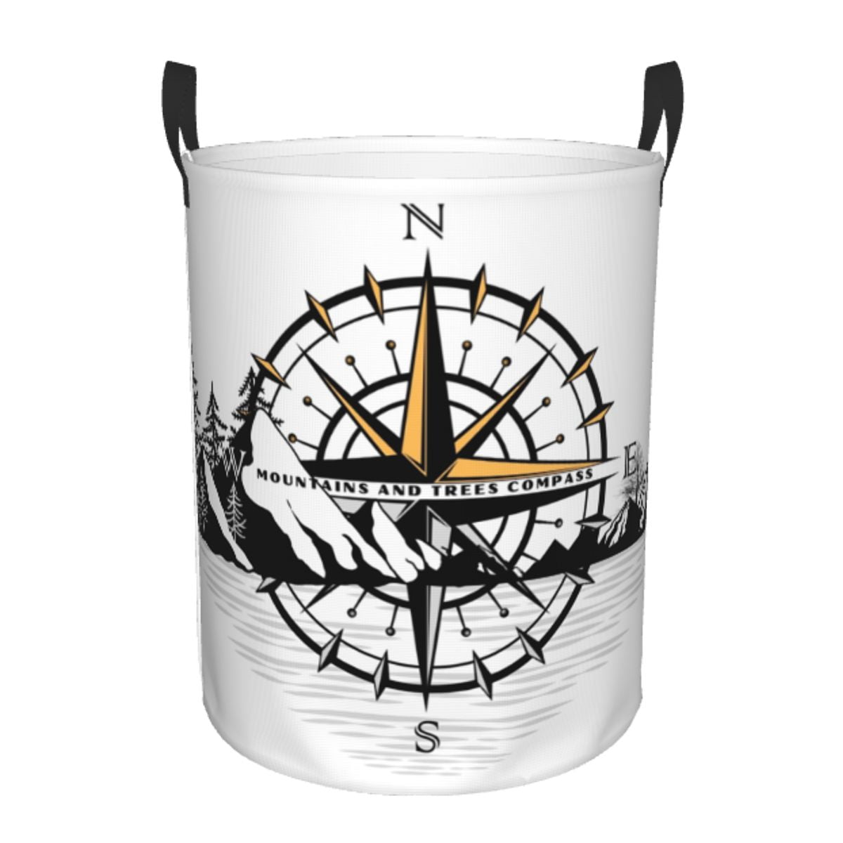 Custom l Anchor Themed Design Laundry Basket Collapsible Sailing Sailor ...
