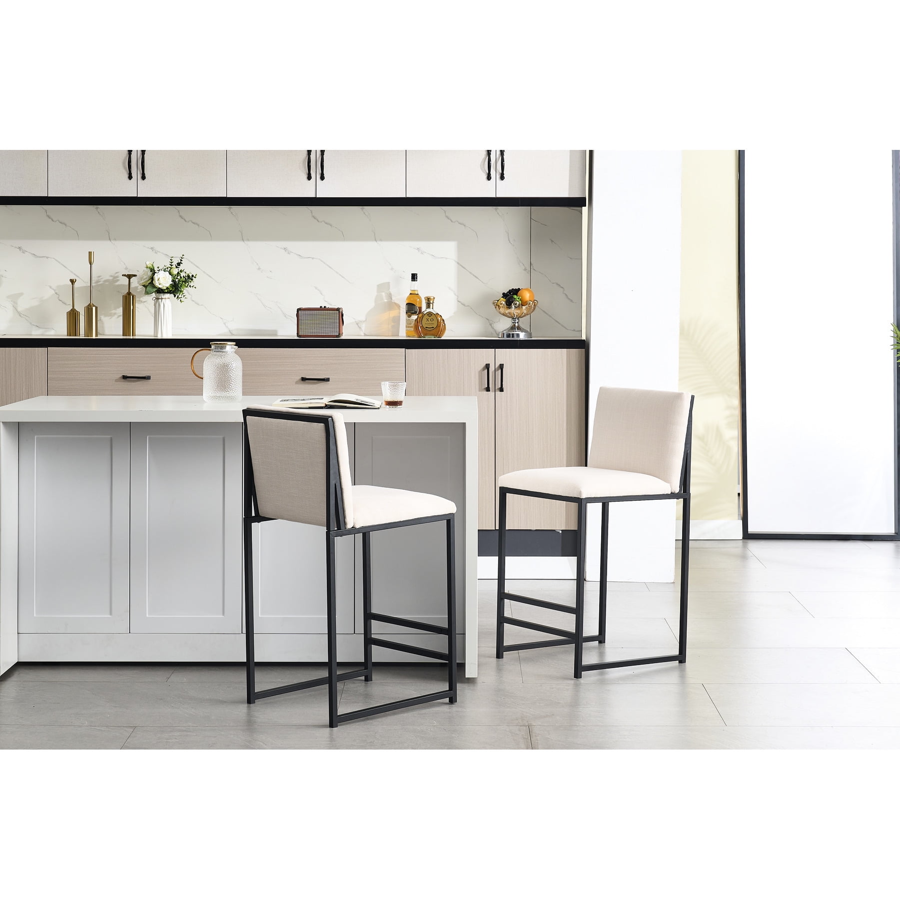 Custom - made Fabric Upholstered + Comfort Experience”-“Kitchen ...