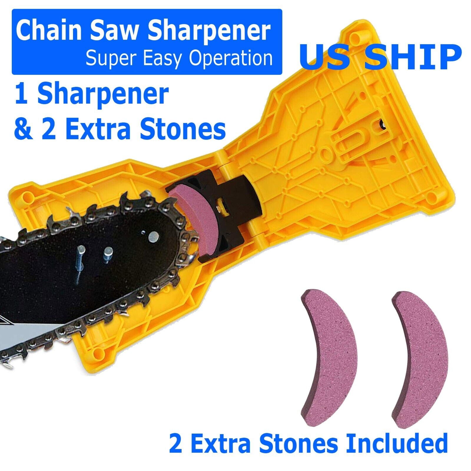 Custom-sign Chainsaw Teeth Sharpener System for 14-20" Chain Saws with ...