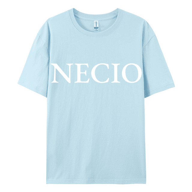 Custommagic Mens Womens Necio Graphic Print T Shirt Short Sleeve
