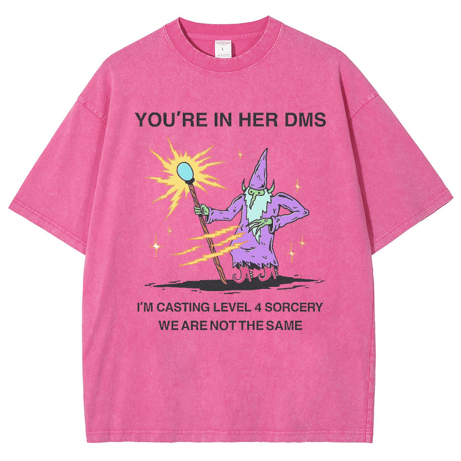 CustomMagic You're In Her Dms Magician Unisex Vintage Wash Print Denim ...