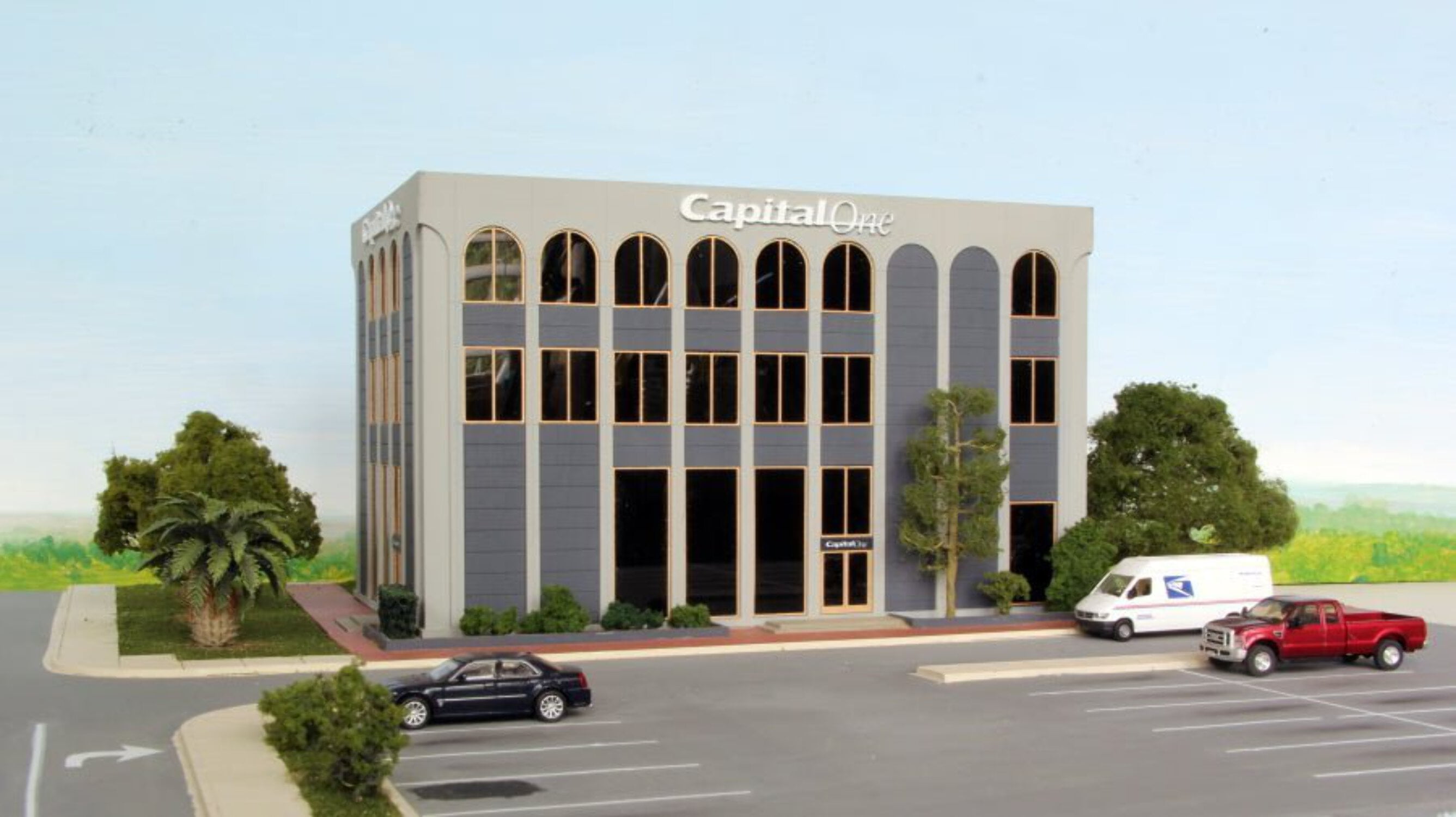 Customcuts by Summit Capital One Bank Building Kit, HO Scale - Walmart.com