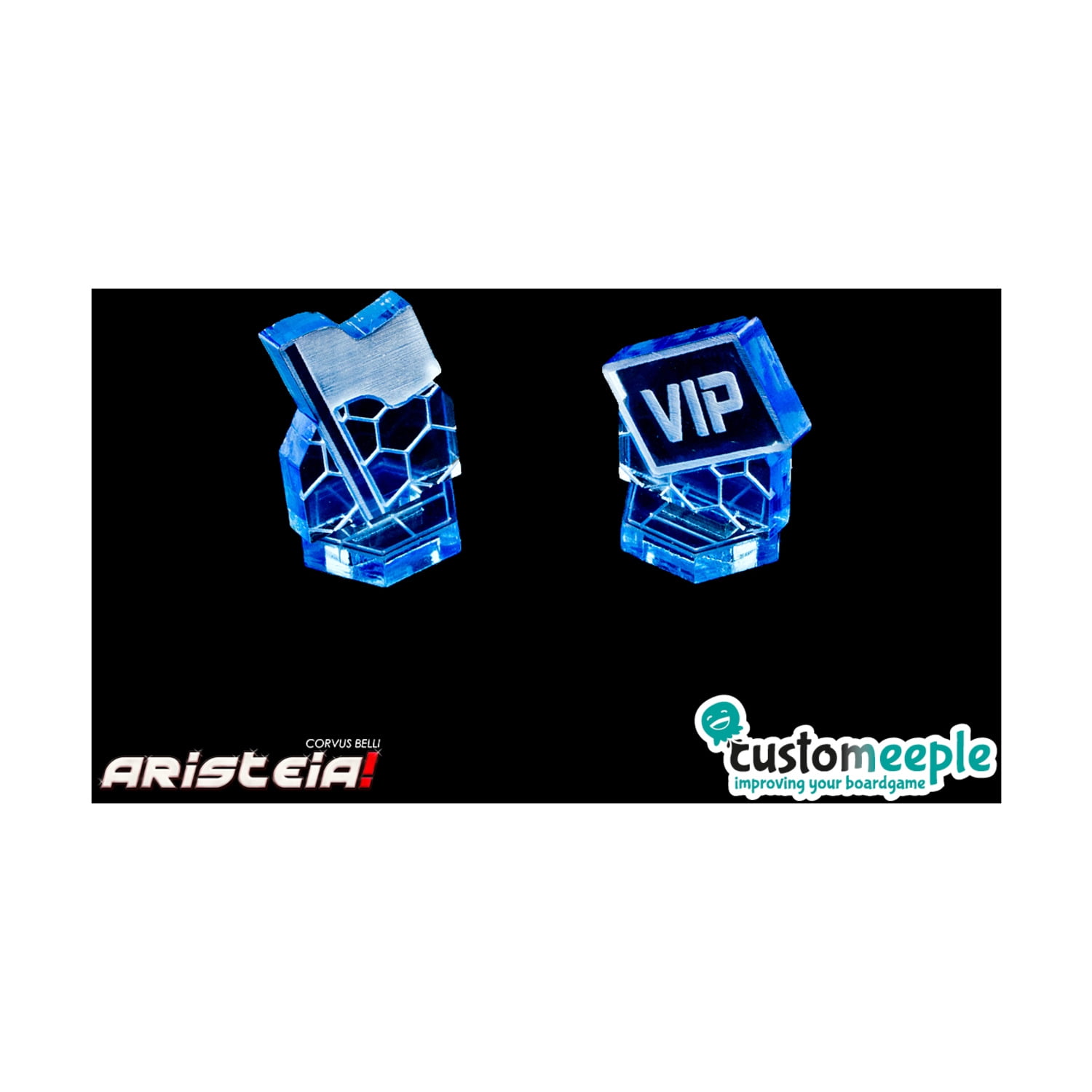 Customeeple Arestia! 3D Flag Tokens and VIP Tokens - Orange New ...