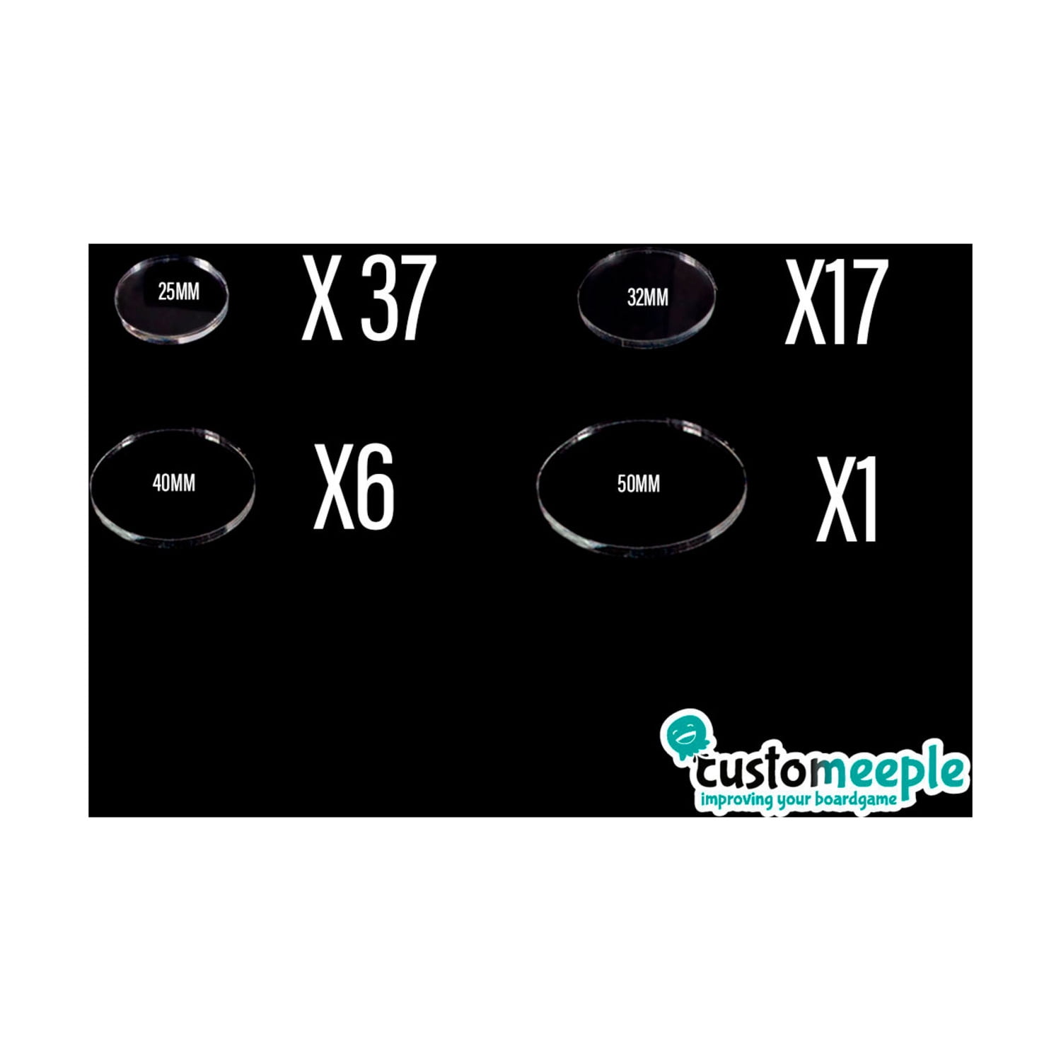 Customeeple Transparent Acrylic Bases for WQ Cursed City (3mm) New ...