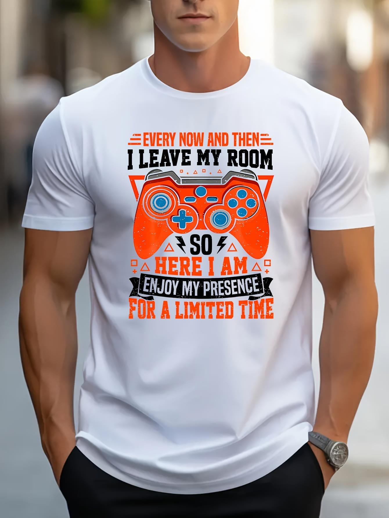 [Customer Favorite] Men's Casual Short-Sleeve T-Shirt with Game ...