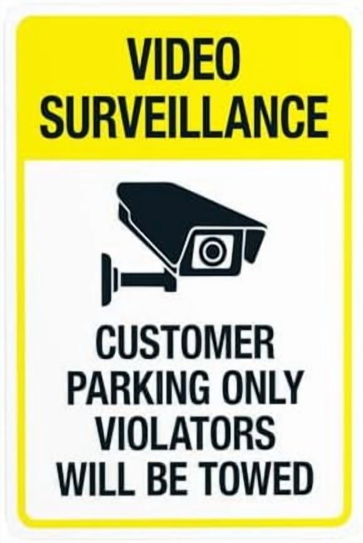 Customer Parking Only Violators Will Be Towed Sign Metal Signs ...