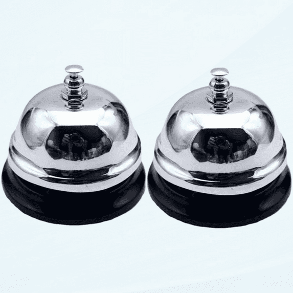Customer Service Bell 2pcs Office Desk Bell Customer Ding Bell Metal ...