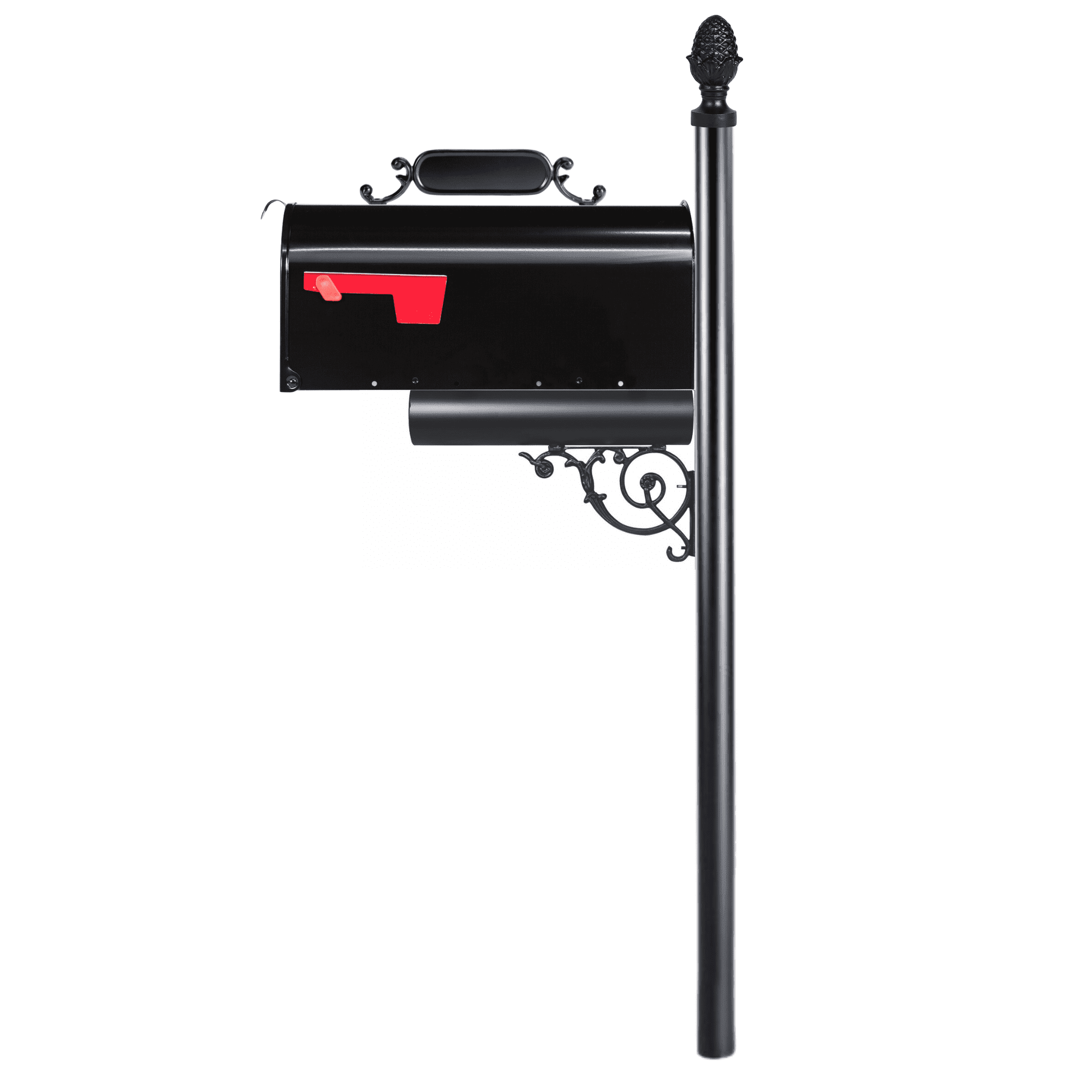 Customer Wimberly Chase Mailbox Post System With Large Solar Mailbox ...
