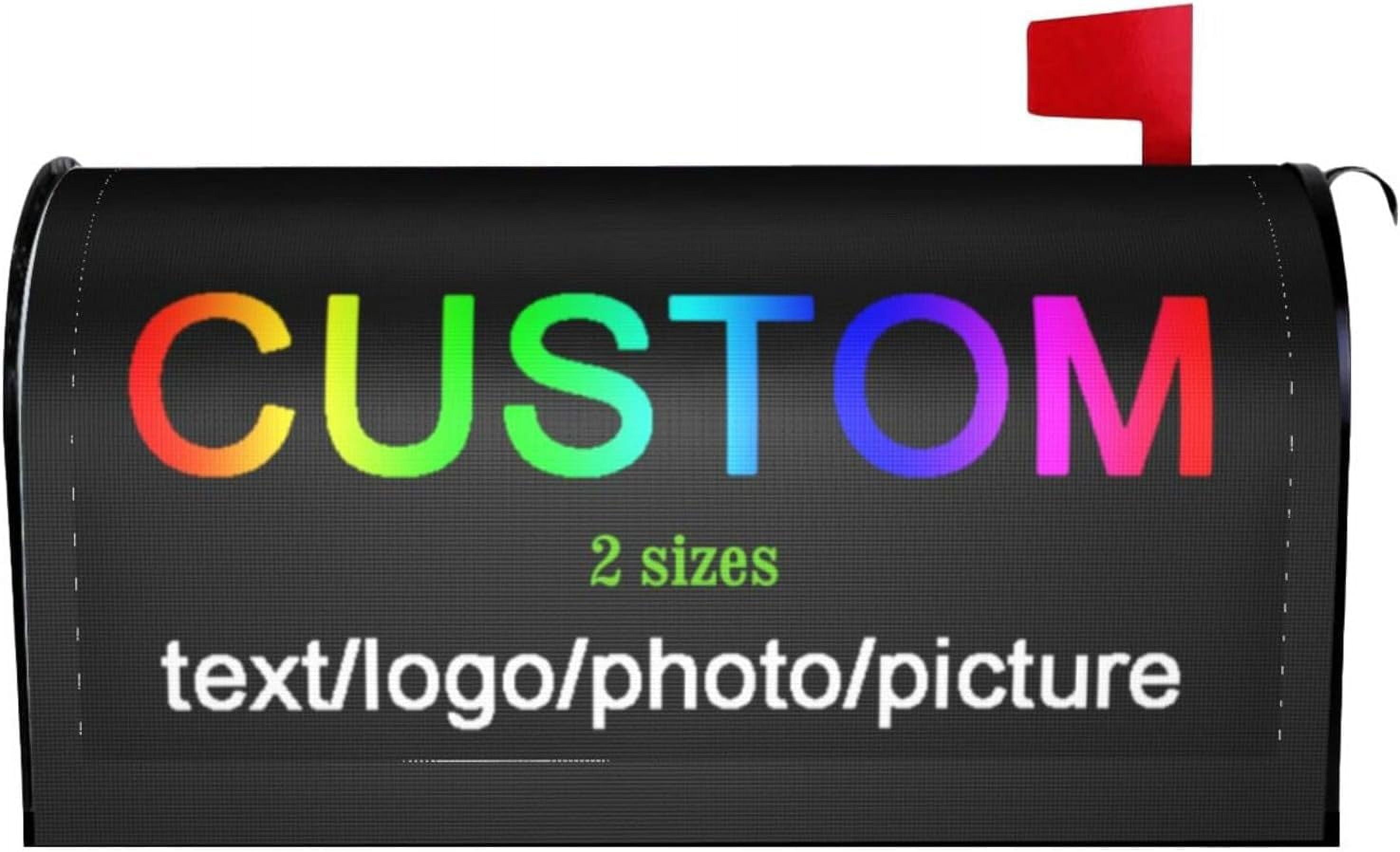 Customise Mailbox Cover with Photo Image Logo, Add Your Own Design to ...