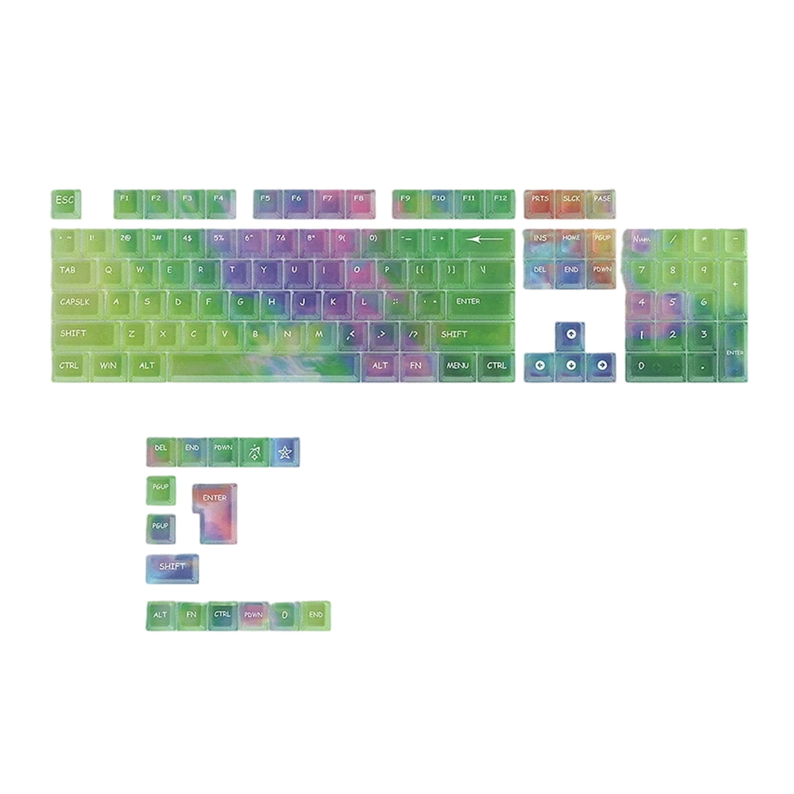 Customizable 119 Key Mechanical Keyboards Keycaps OEM Profile Ergonomic ...