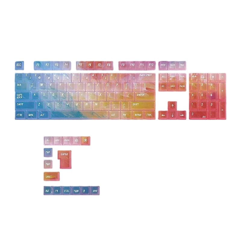 Customizable 119 Mechanical Keyboards Keycaps OEM Profile Ergonomic ...