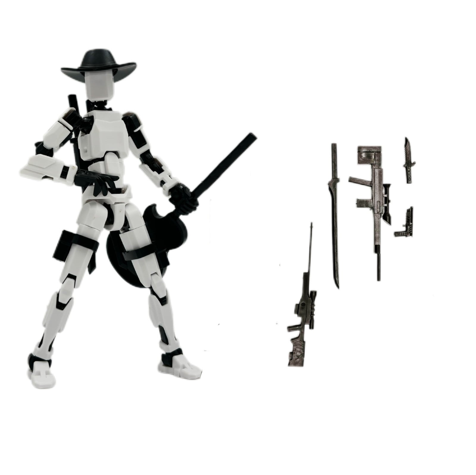 Customizable Action Figure with 30+ Accessories, Poseable Articulated ...